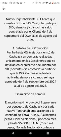 Tarjeta DiDi: Ahorra con 6% Cashback en Gasolineras | Promodescuentos