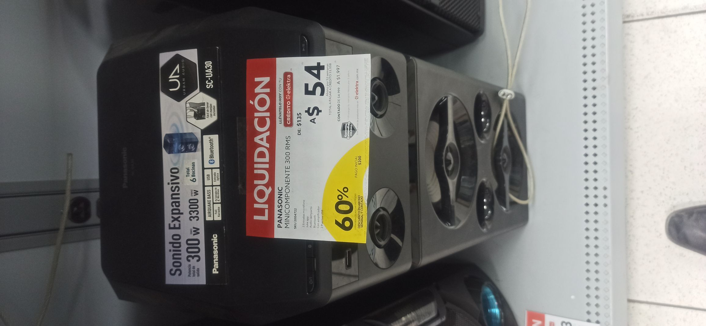 Elektra Reforma SLP: minicomponente panasonic