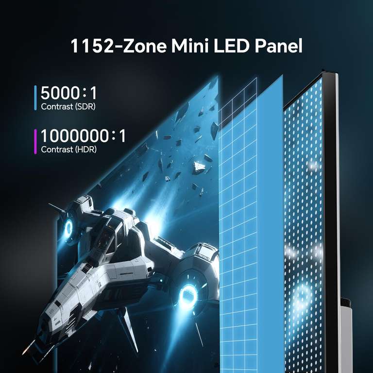 KTC Monitor Mini LED 27 QHD 180Hz a solo $4914 en Amazon | Promodescuentos