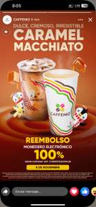 Caffenio: reembolso del 100% en capuccino o rockaccino del sabor ...