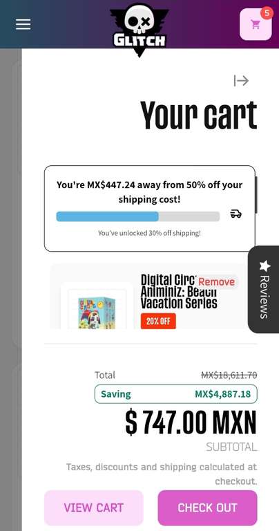 30% de descuento en Glitch Productions, envíos desde $234 at ...