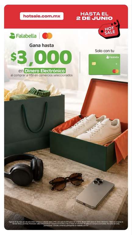 Hot Sale 2026: $300 CashBack por cada $3,000 MSI en tiendas ...