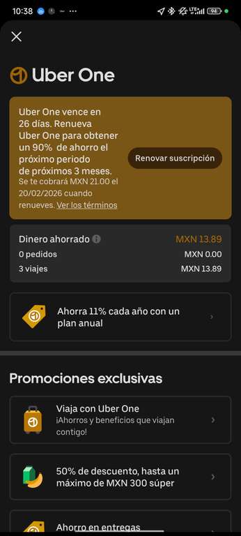 Uber One: ¡90% de Descuento en 3 Meses! Solo $21 en CDMX at Uber Eats ...