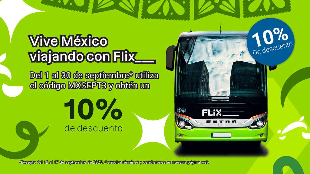 Flix: ¡Viaja en Septiembre con 10% de Descuento en CDMX! at Flix ...