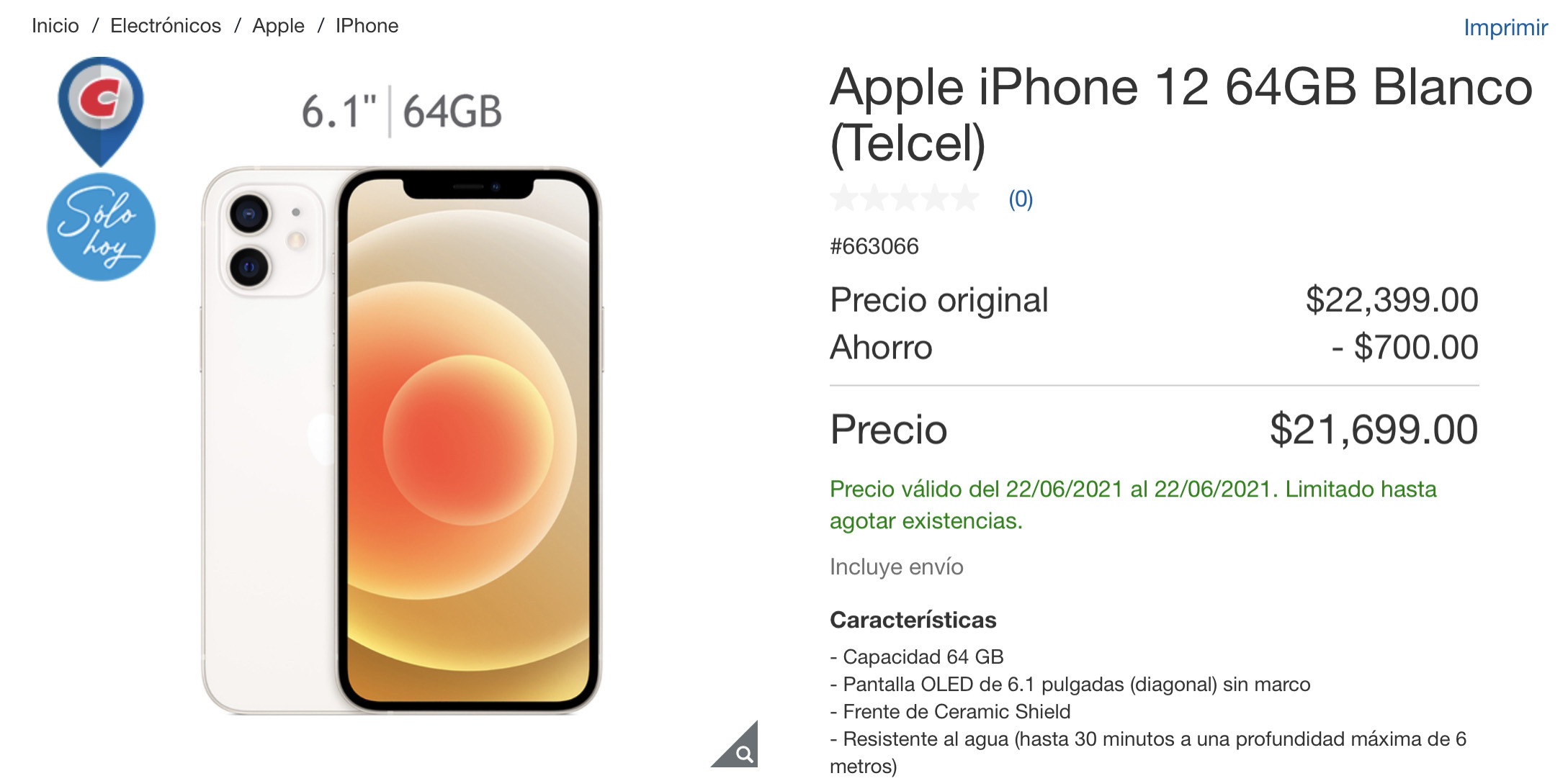 Ofertas y promociones de iPhone ⇒ junio 2021 - Promodescuentos